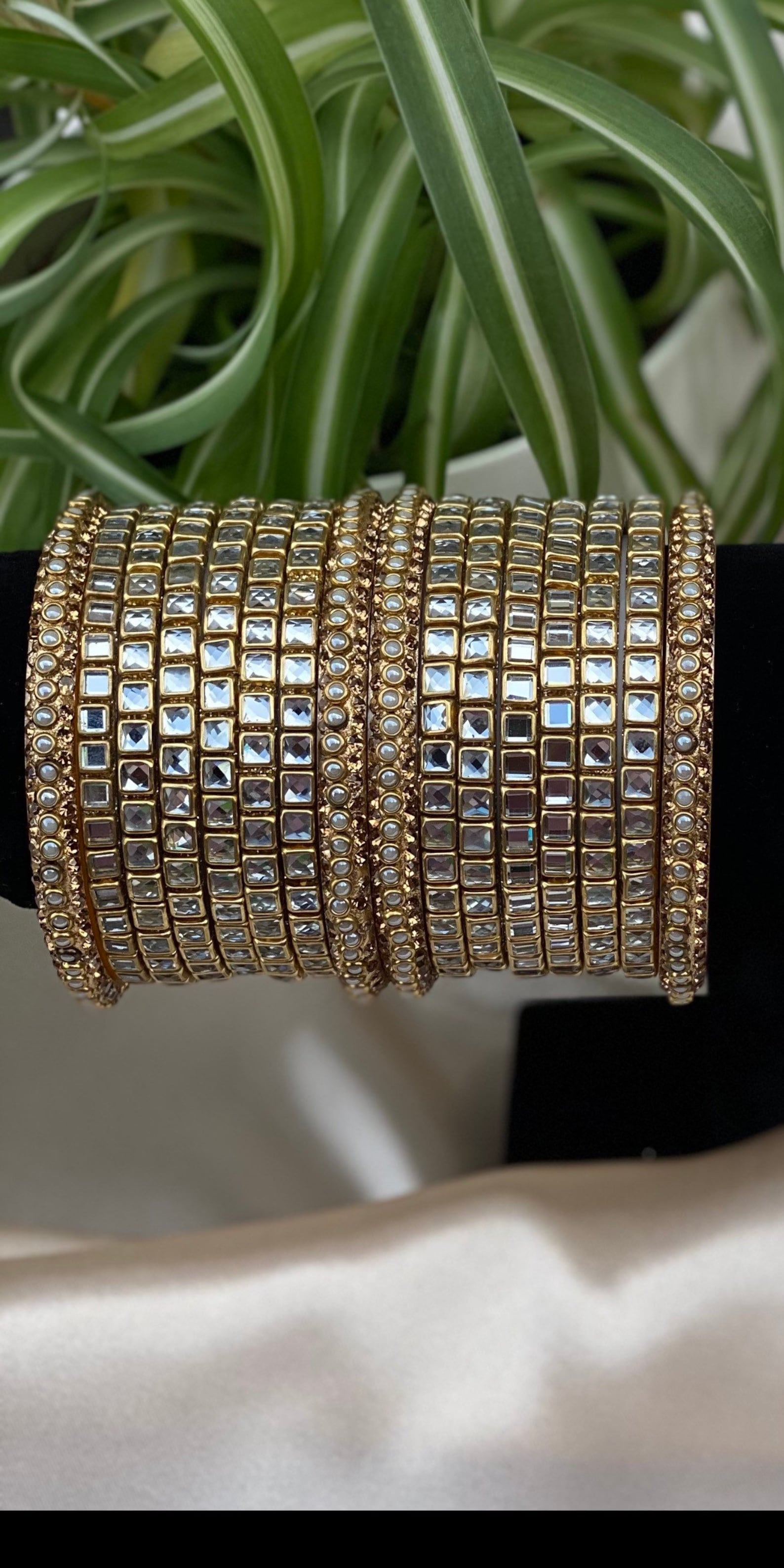 Stunning Indian/punjabi Kundan Style Bangles Chudiyan Set - Etsy