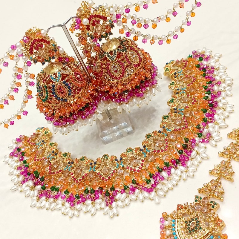 Pakistani Bridal Jewelry Set - Etsy