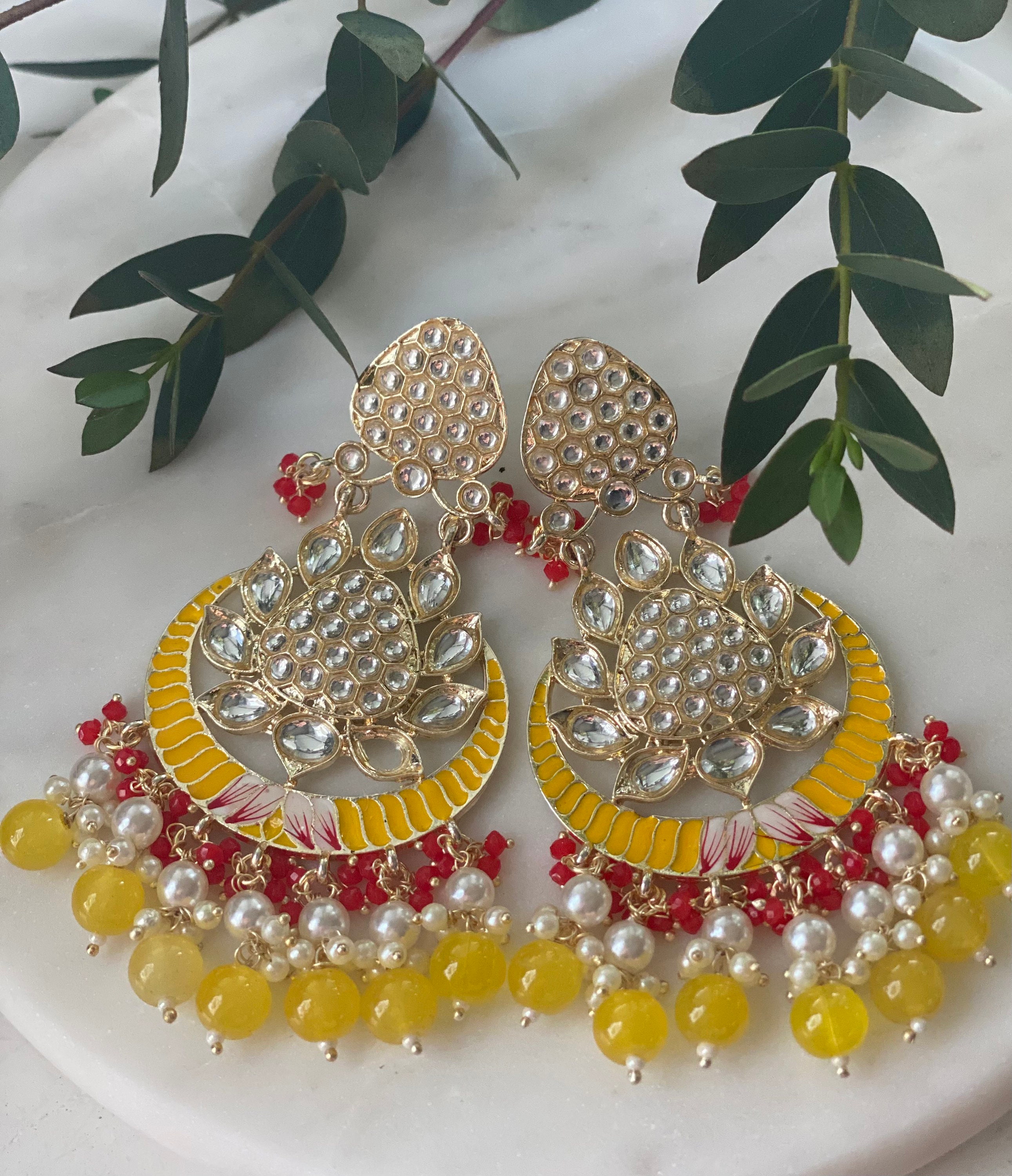 Stunning Indian/punjabi Bollywood Gorgeous Kundan Style Meenakari ...