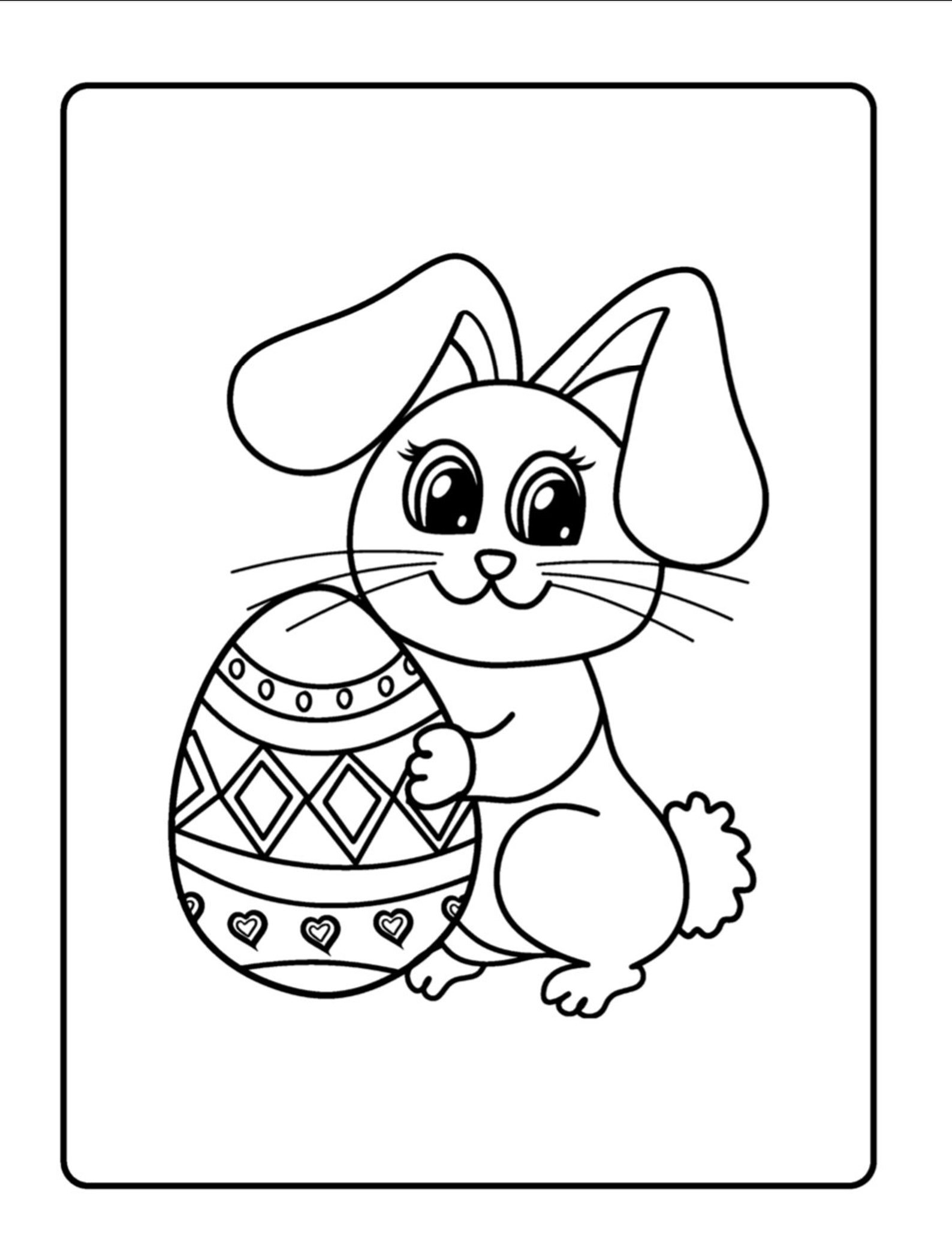 50 Kids Easter Colouring in Pages - Etsy
