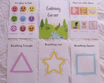 Breathing Exercises Poster - Etsy