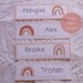 Editable Desk Name Tag | BOHO Classroom Decor | Desk Name Tag | Natural ...