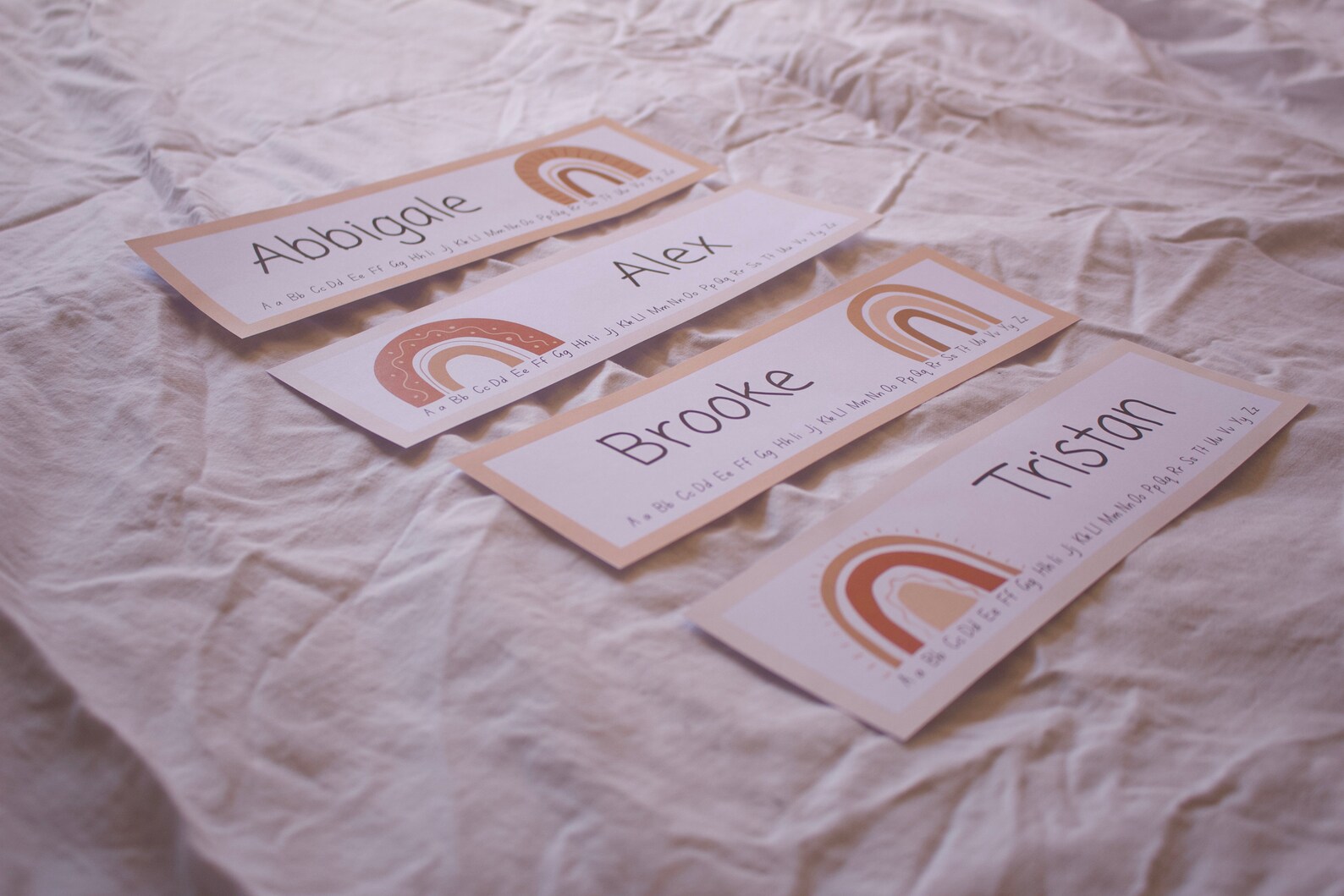 Editable Desk Name Tag | BOHO Classroom Decor | Desk Name Tag | Natural ...