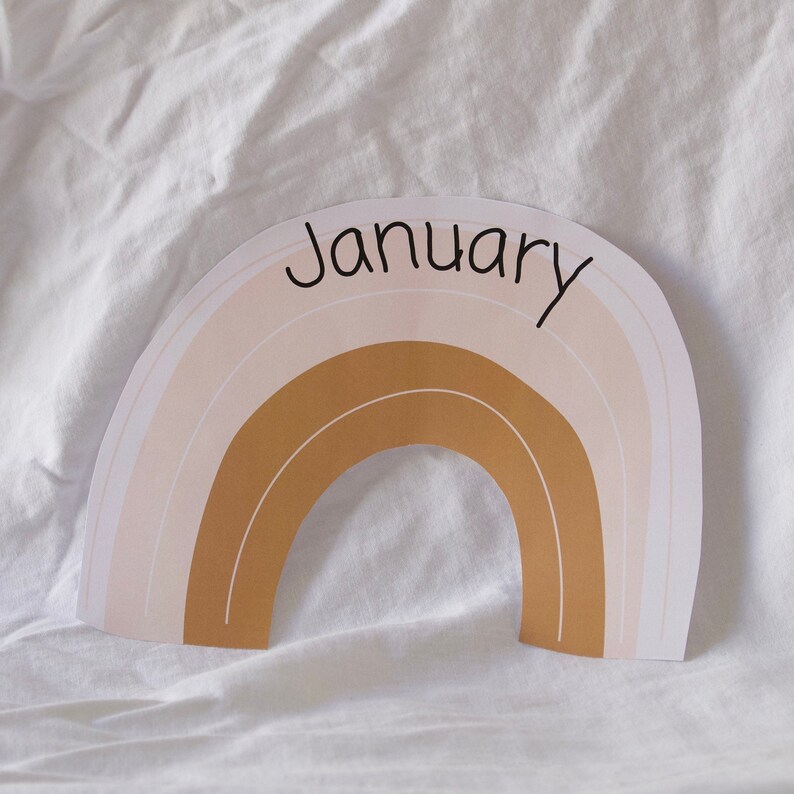 BOHO Rainbow Birthday Display | Birthday Chart | Preschool | Birthday ...