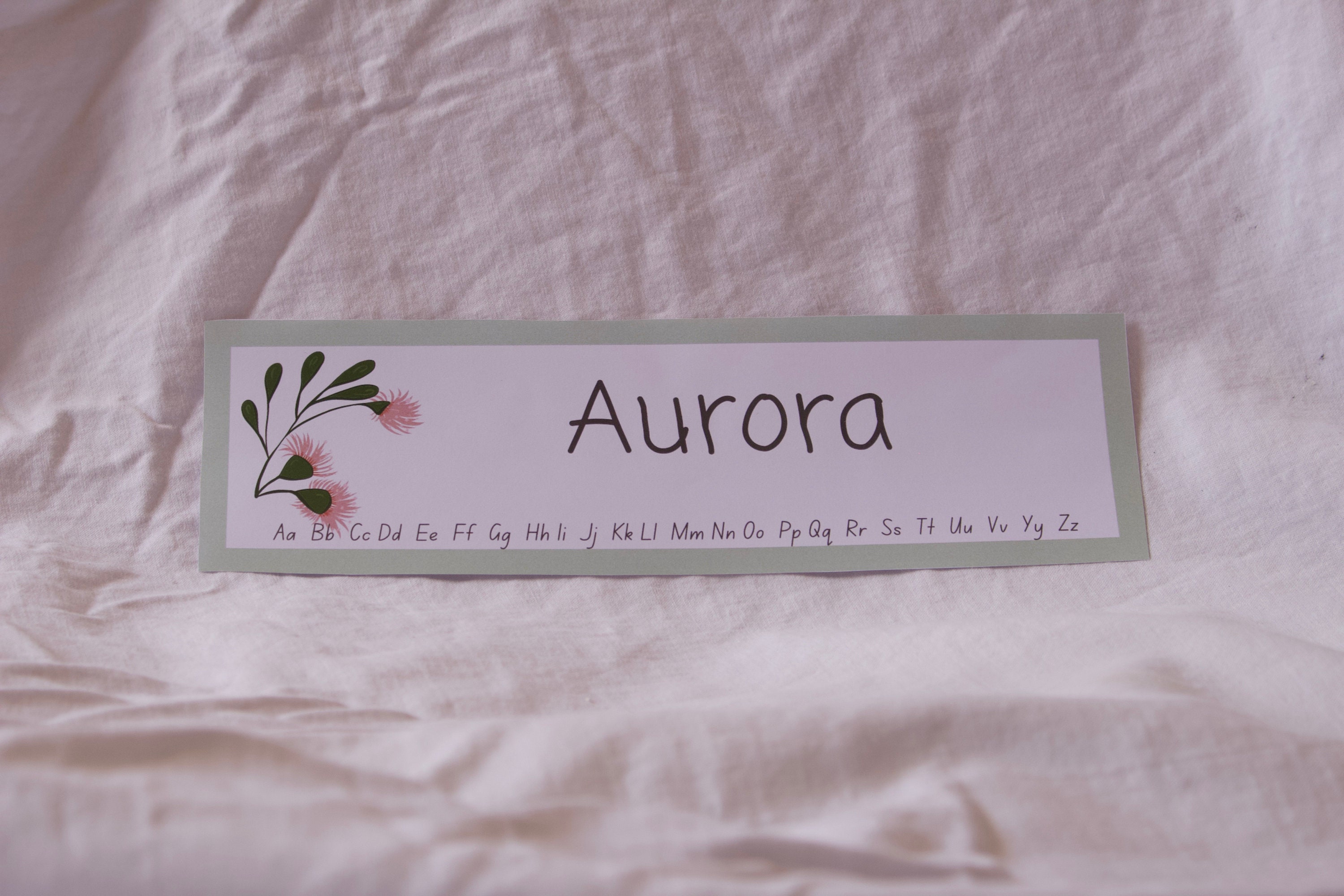 Editable Desk Name Tag | BOTANICAL Classroom Decor | Desk Name Tag ...