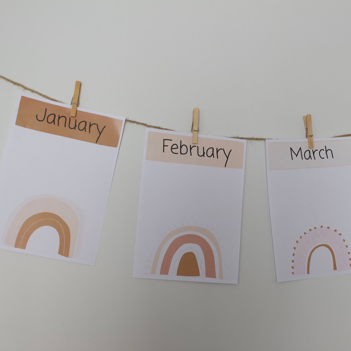 Classroom Birthday Display | BOHO Rainbow Classroom Decor | Birthday ...