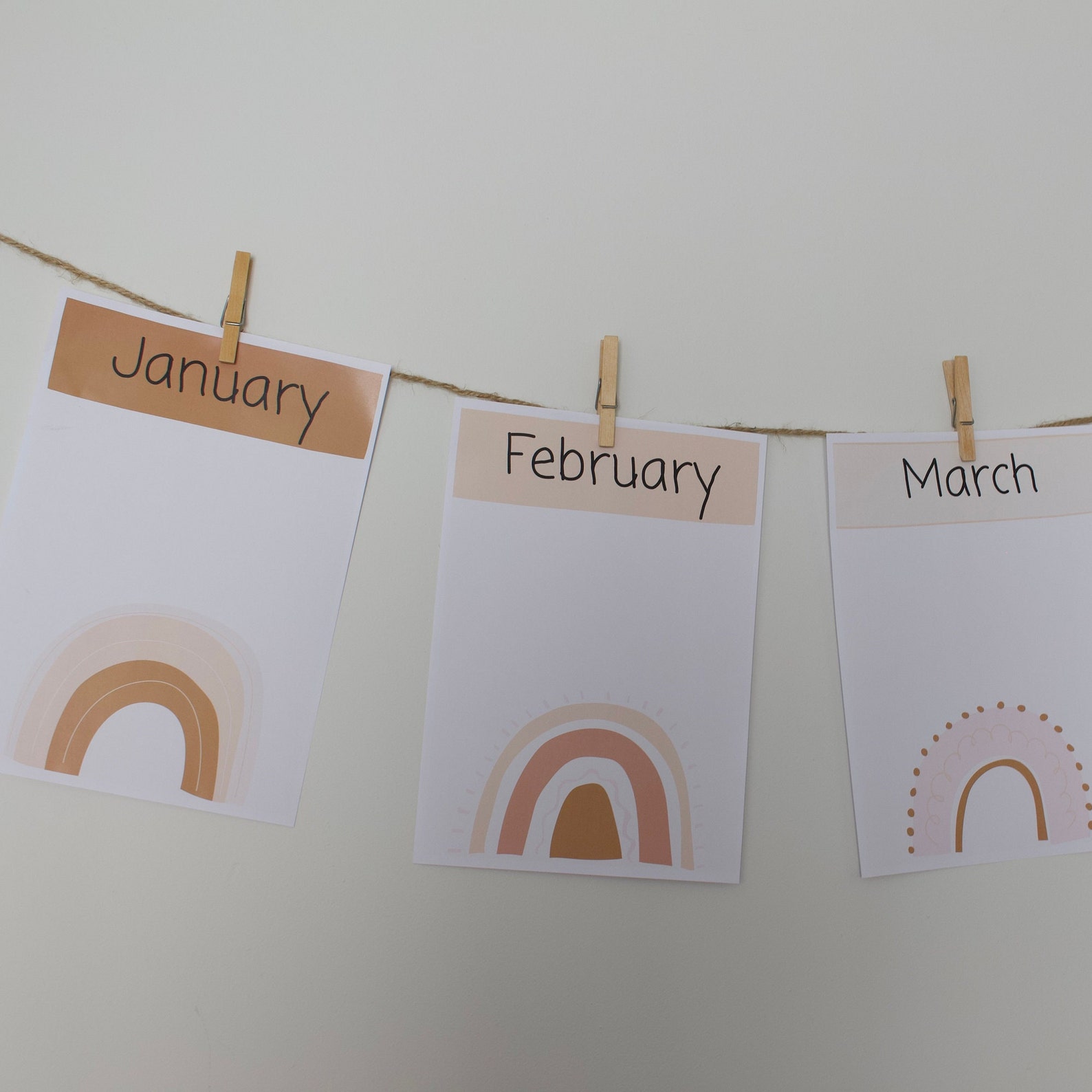 Classroom Birthday Display | BOHO Rainbow Classroom Decor | Birthday ...