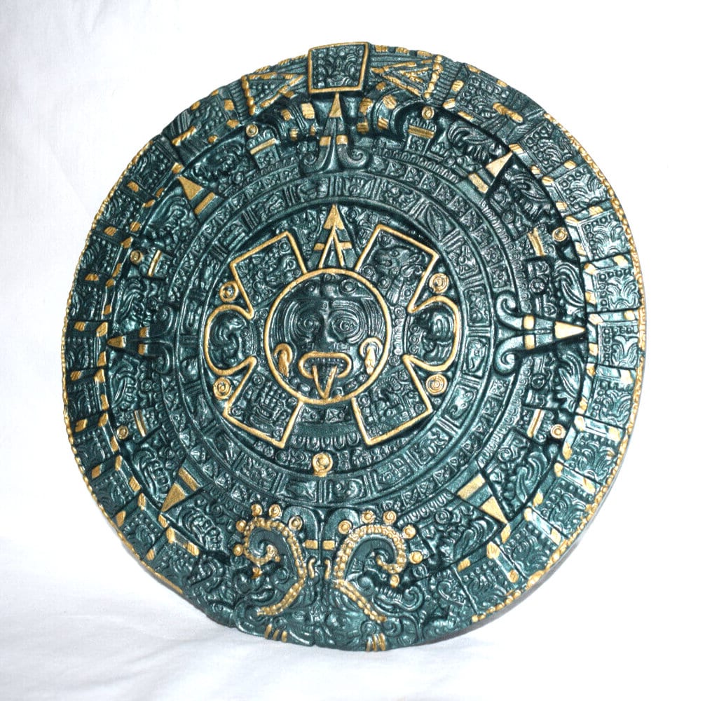 Mayan Aztec Calendar Pre-columbian Wall Relief Inca Relief - Etsy