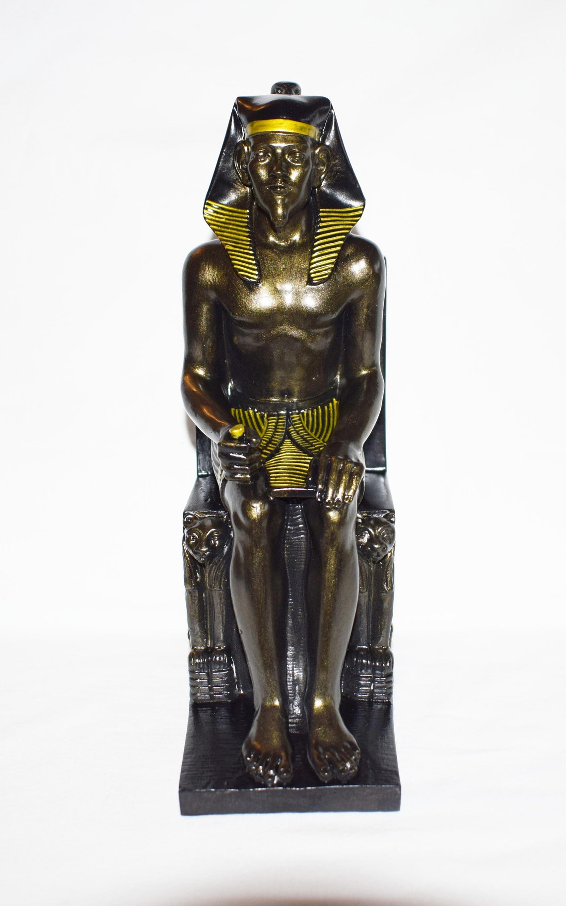 Chephren Figur altes Ägypten Pharao Skulptur König Statue | Etsy