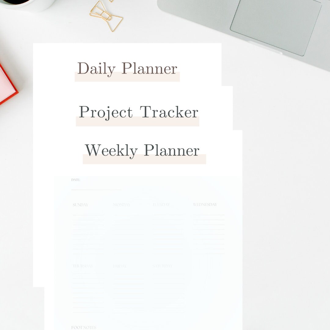 Author Planner Printable - Etsy