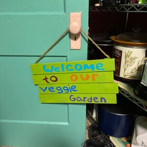 Custom Garden Veggie Sign - Etsy
