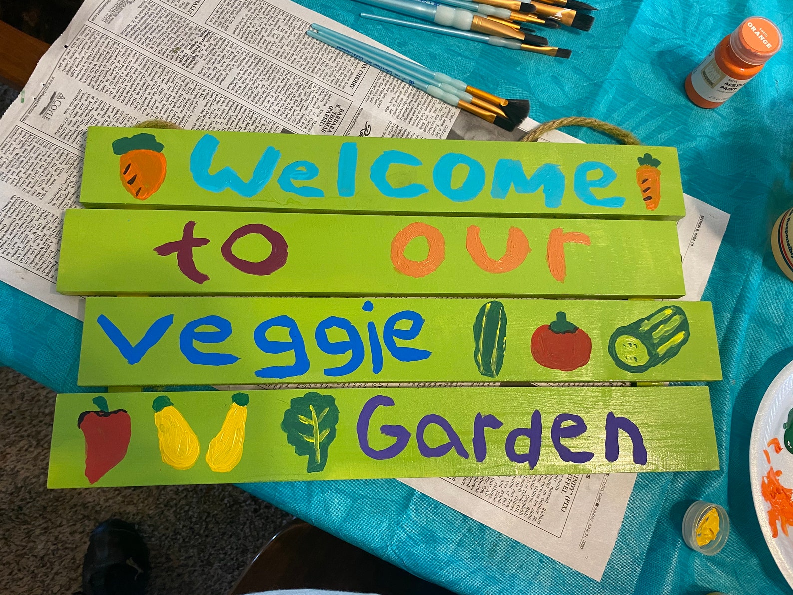 Custom Garden Veggie Sign - Etsy