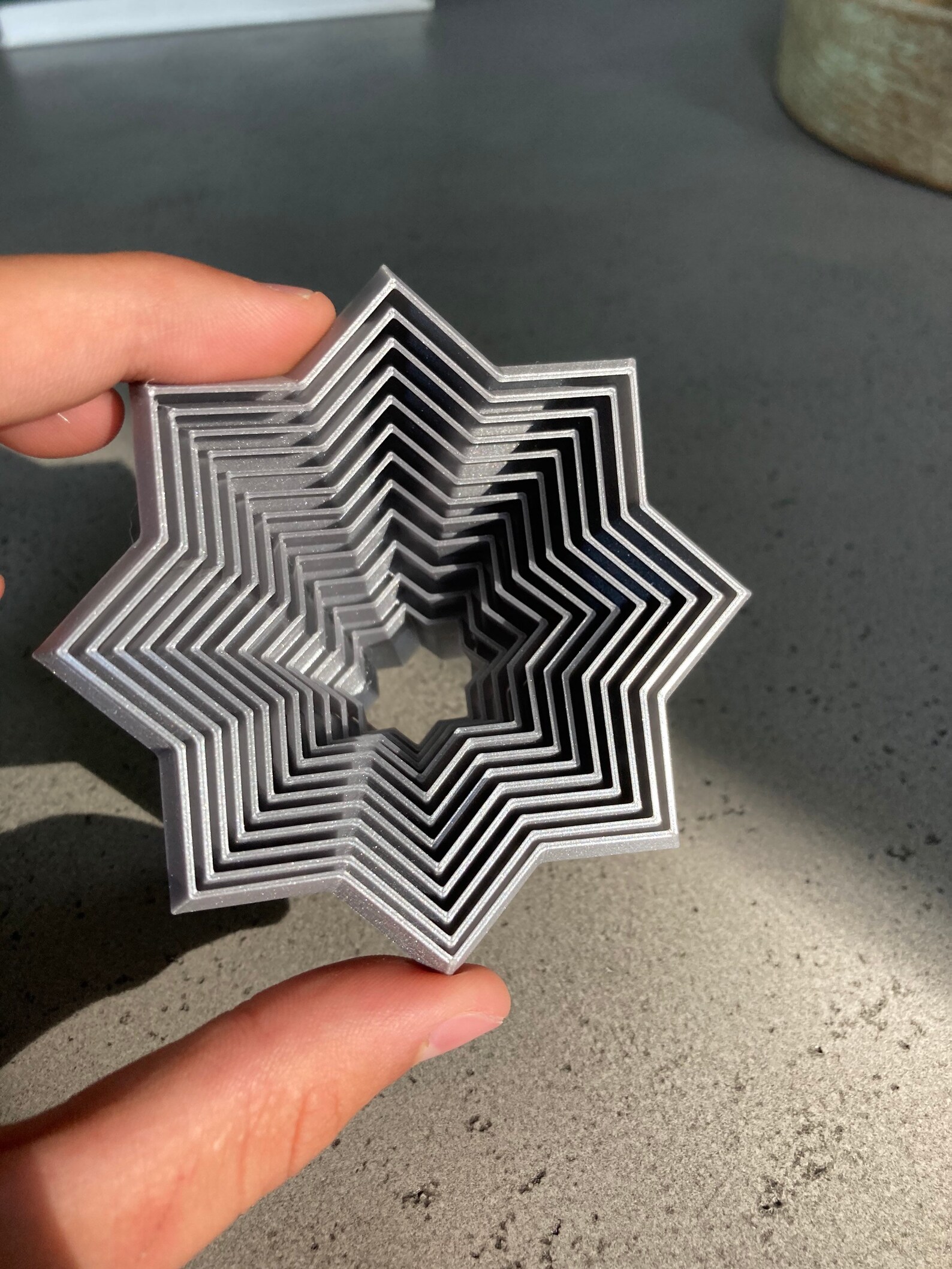 Satisfying Fidget Star Relief/anxiety Toy 3D Printed - Etsy