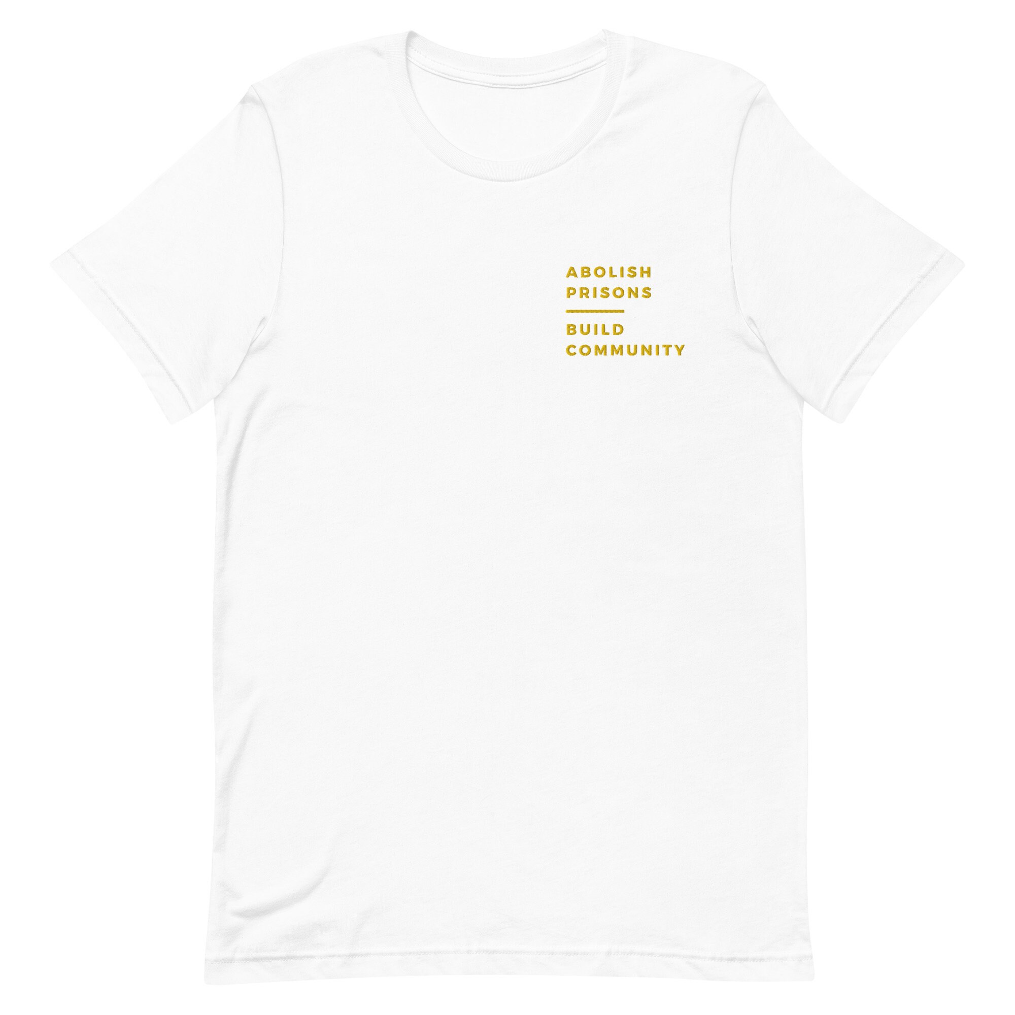 Gold Embroidery / Abolish Prisons. Build Communities. / Abolition ...