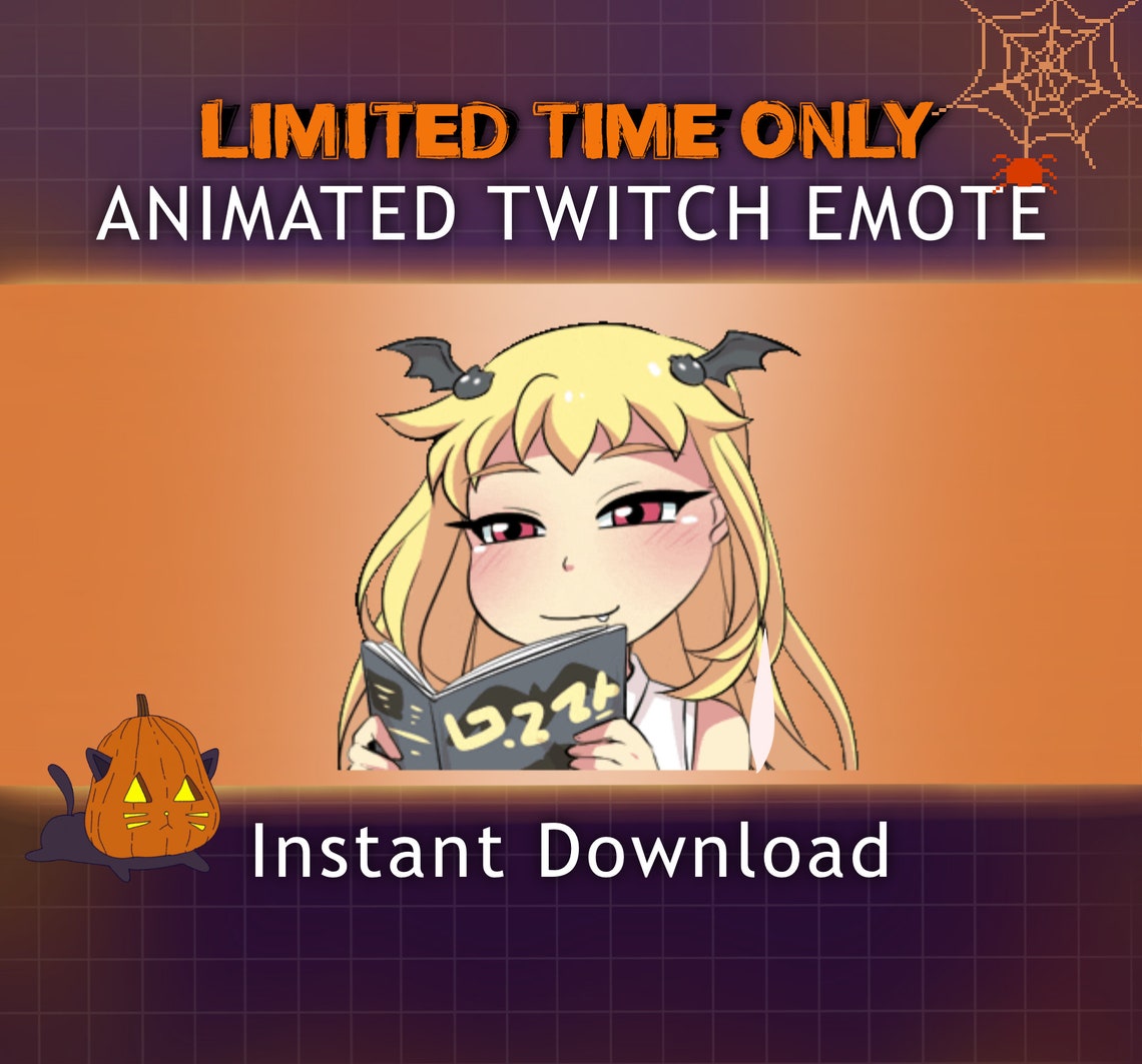 Vampire Evil Smile Animated Twitch Emotes Halloween - Etsy