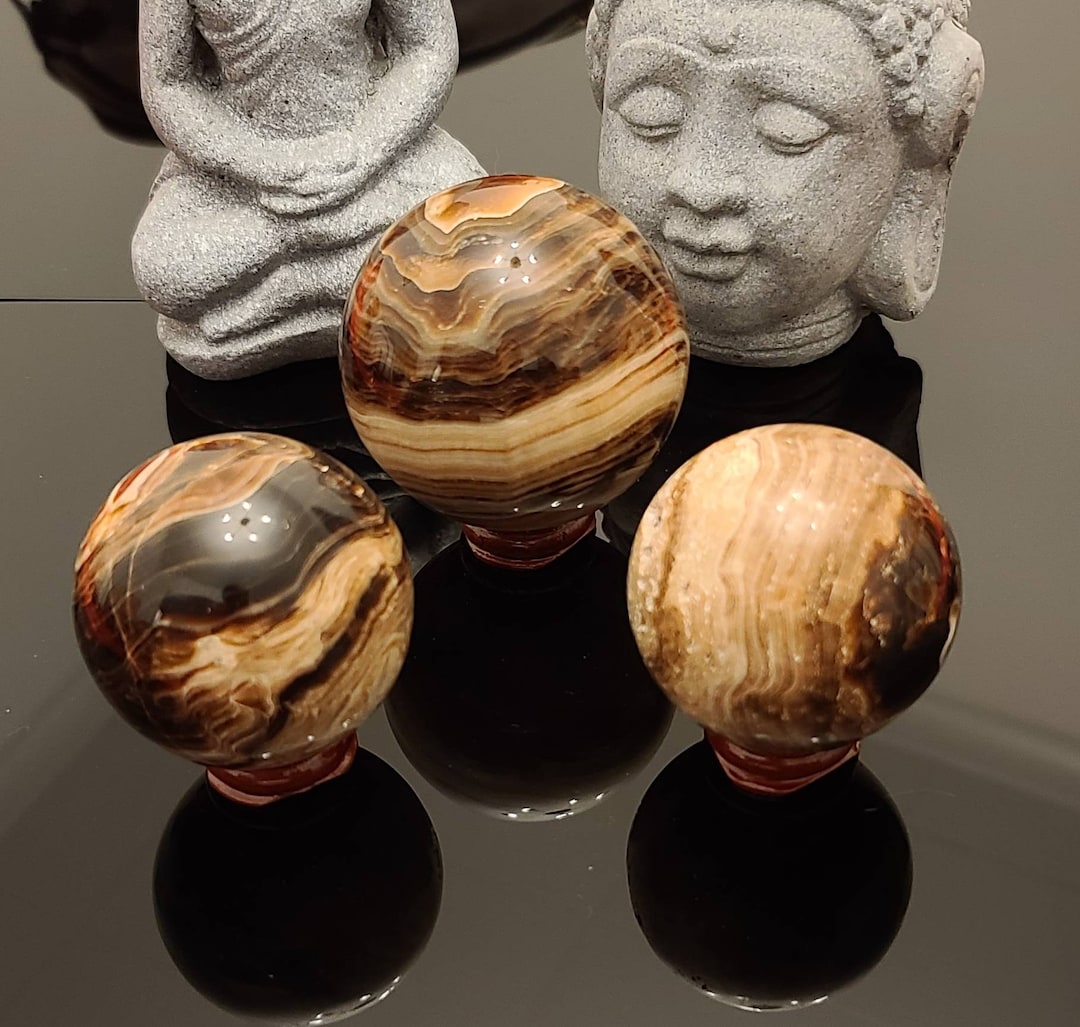 Chocolate Calcite Spheres - Etsy