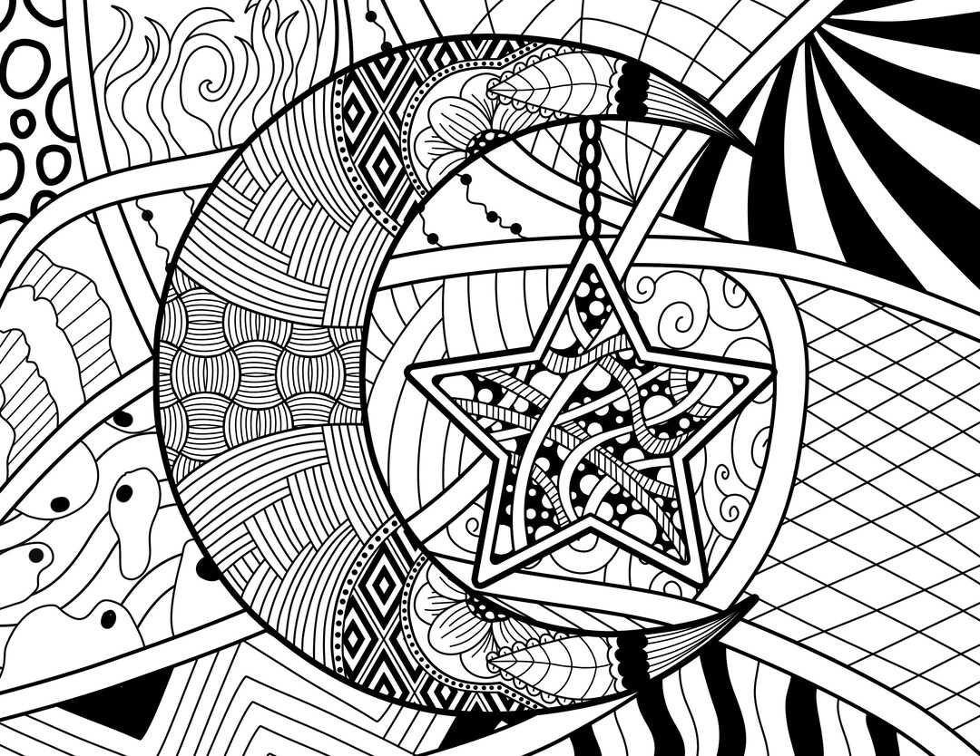 22 Beautiful Zen Printable Adult Coloring Pages With Mandalas - Etsy