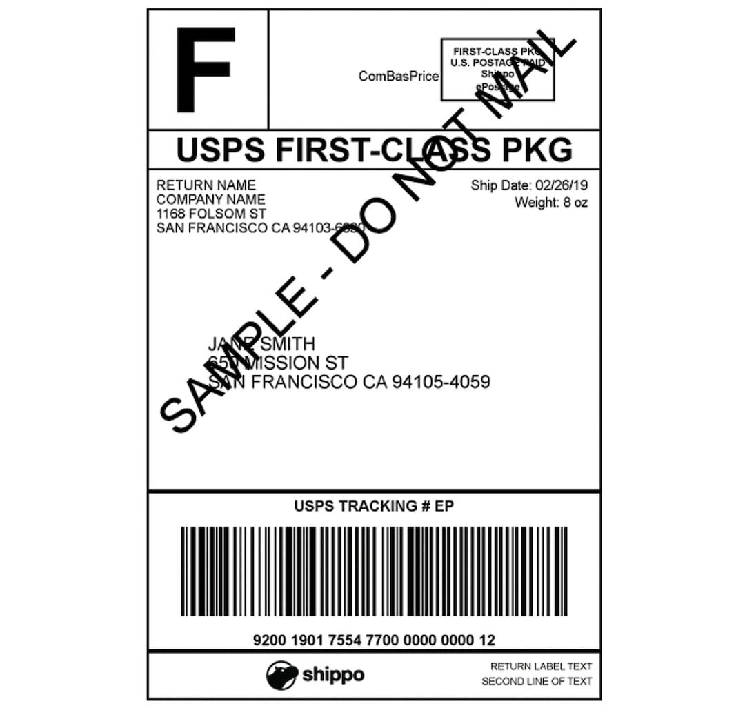 Shipping Label for Reshipping Items, 11 Oz (our Shop Only) - Etsy