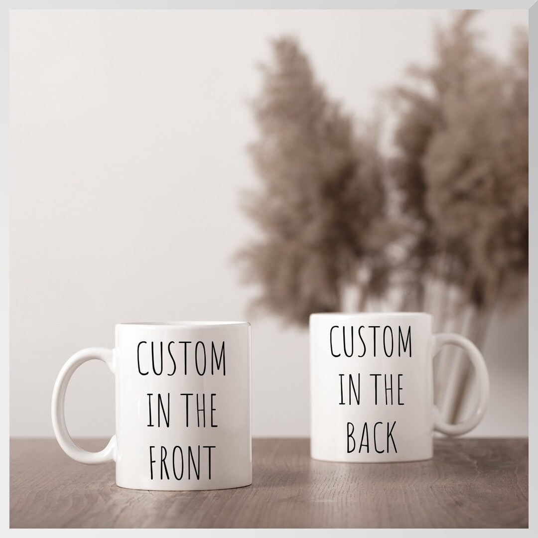 11 Oz Custom Mug, Photo on Mug, Text on Mug, Personalized Gift ...