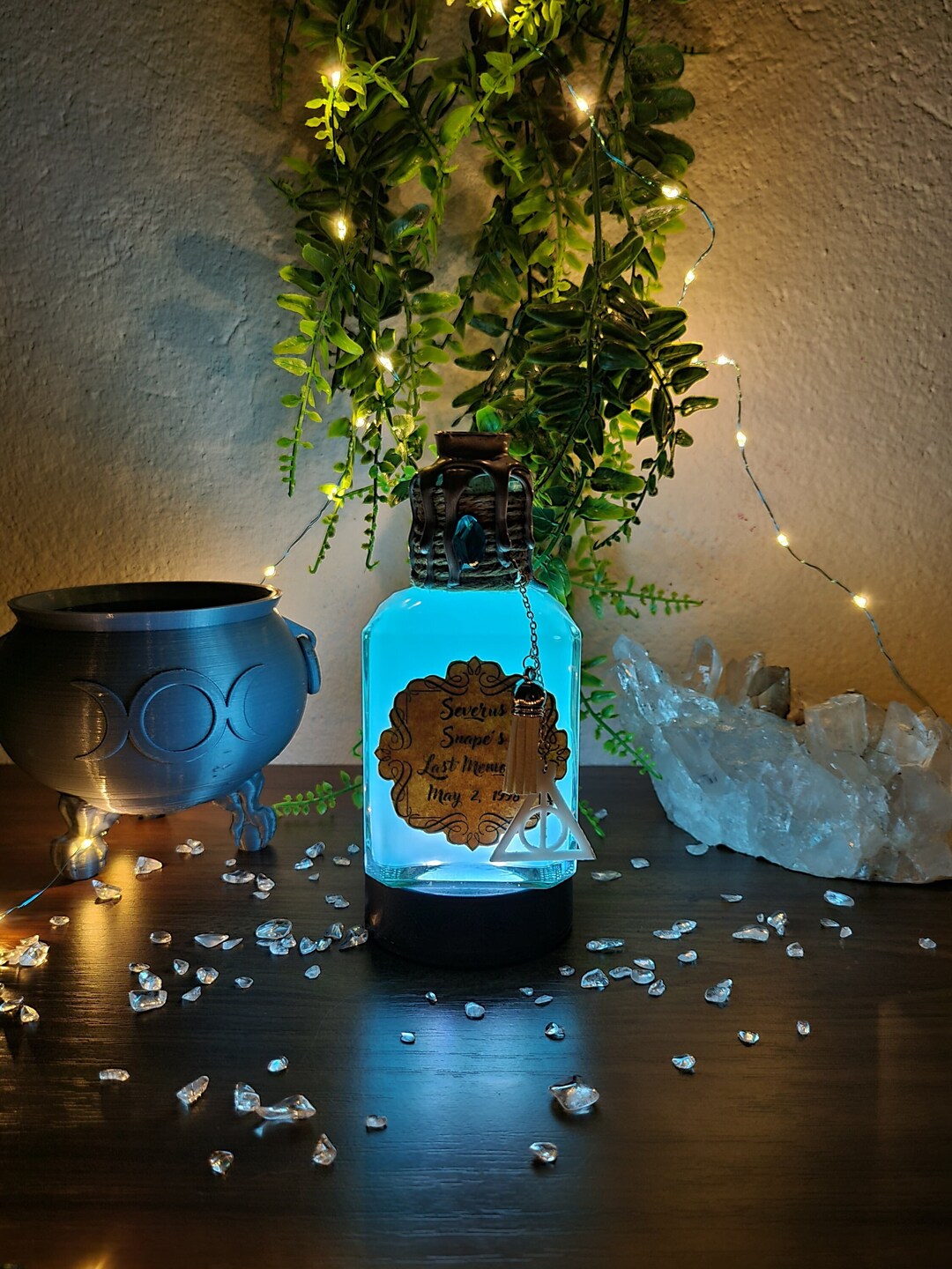 Severus Snape's Last Memory Potion Harry Potter Luminous Bottle Night ...