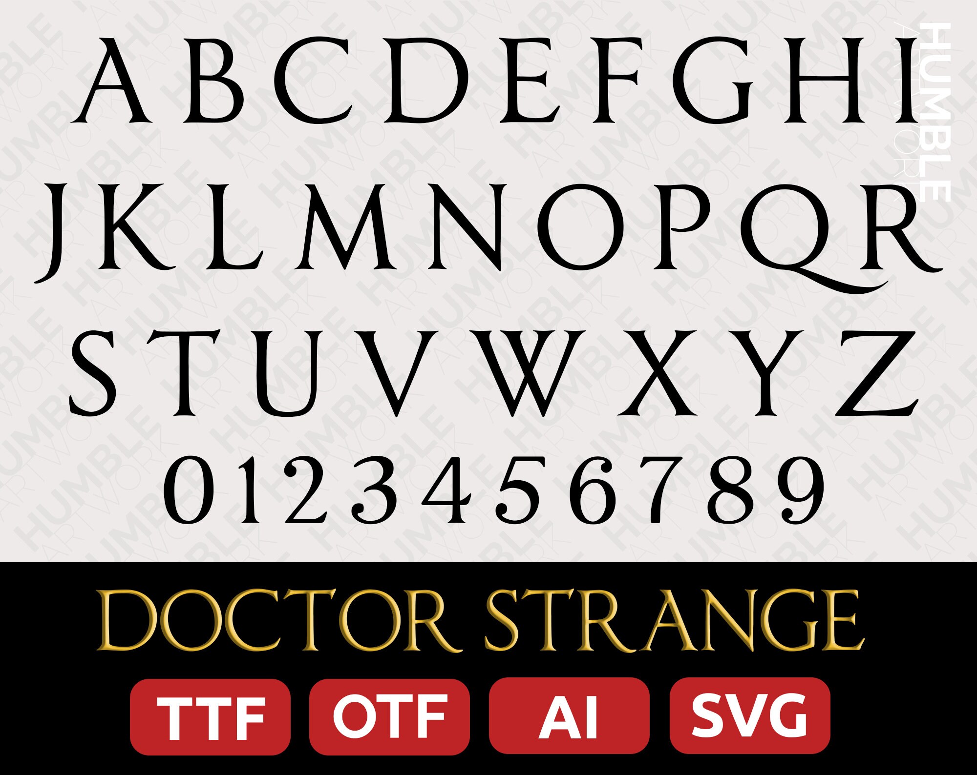 Doctor Strange Font - Etsy