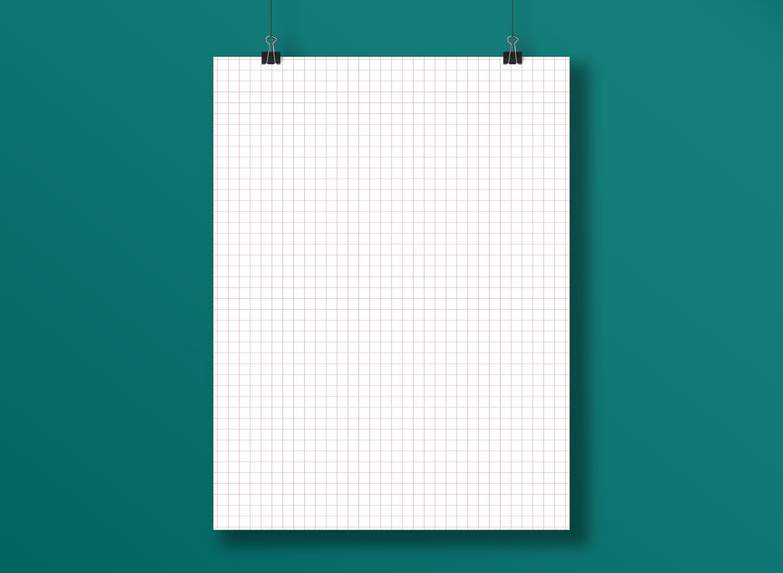 Printable Grid Paper, 1/4 Red Grid, Version 3.0 Instant Download ...
