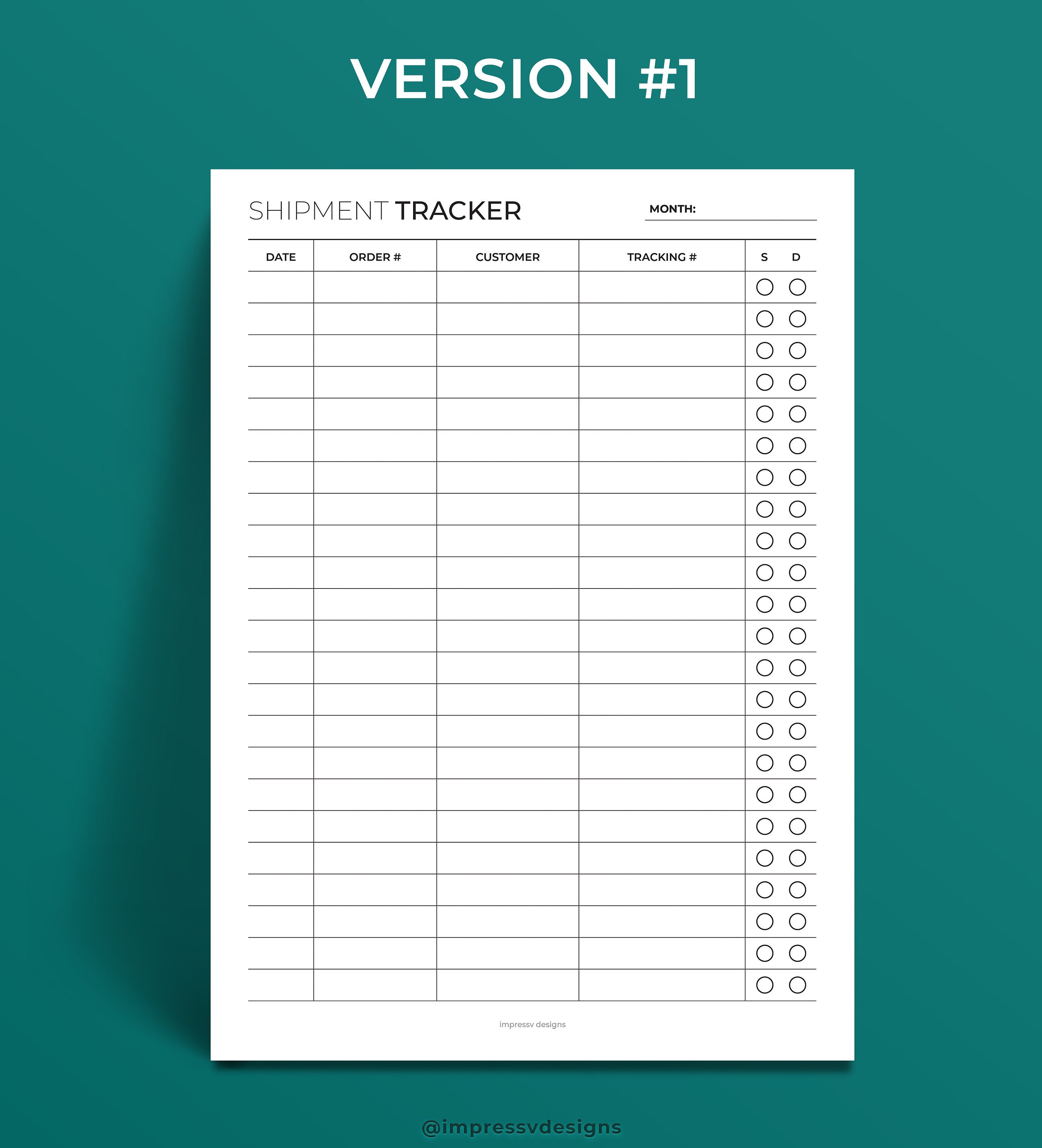 Shipment Tracker Fillable & Printable Shipment Planner Shipment Log ...