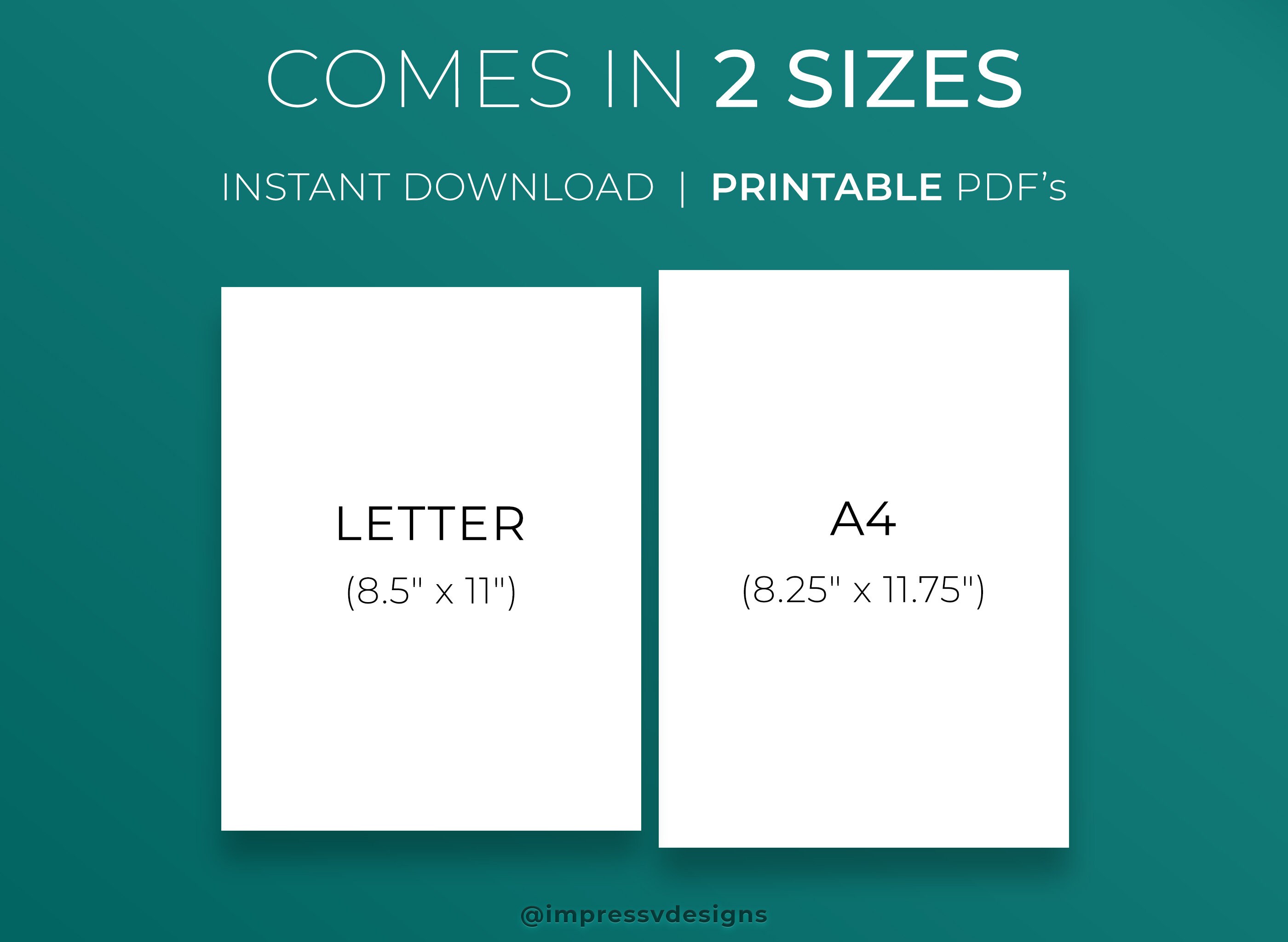 Printable 1 to 100 Number Chart Bundle A4 & Letter Sizes Blank, Filled ...