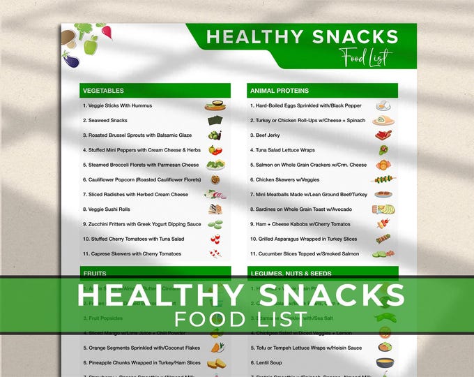 Healthy Snacks Food List, Healthy Food List, Healthy Snack Ideas ...