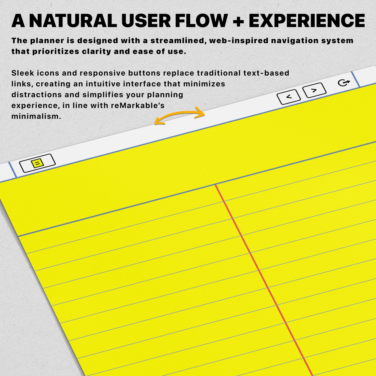 Yellow Notepad Bundle for Remarkable Paper Pro - 20 Premium Notebooks ...