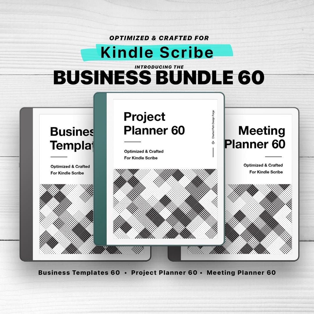 Business Bundle 60 for Kindle Scribe, Meeting Management Template ...