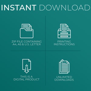 Printable Sign-in Sheet ⦁ A4, A5, Letter ⦁ Minimalist Printable ...