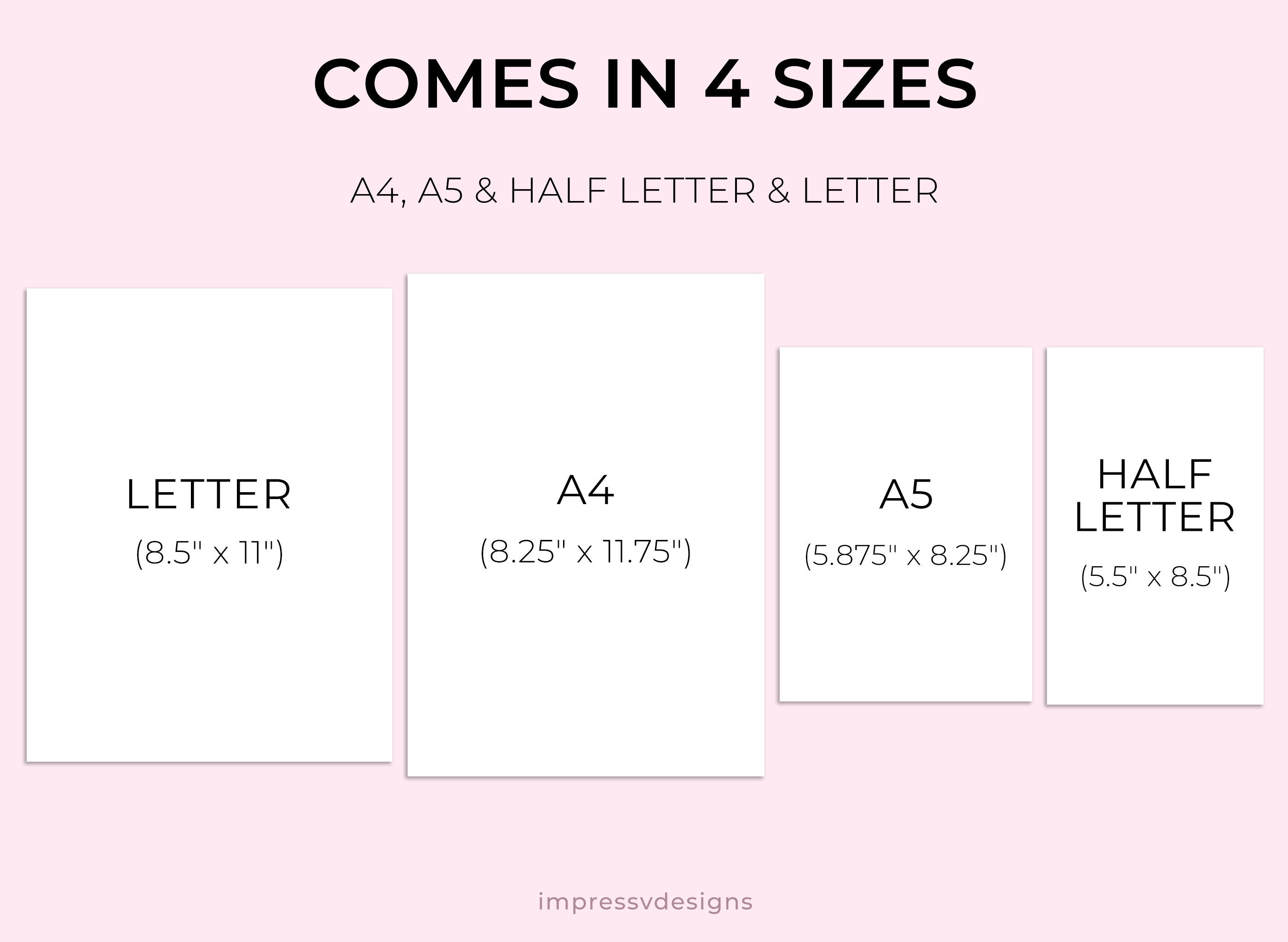 Minimal Notes Planner Template, Student Planner, Student Printable ...