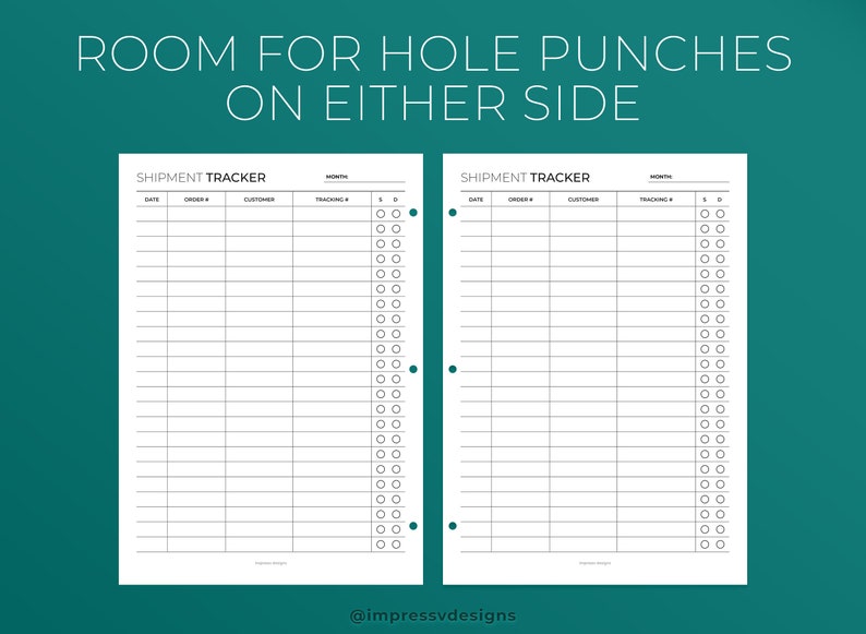 Shipment Tracker Fillable & Printable Shipment Planner Shipment Log ...
