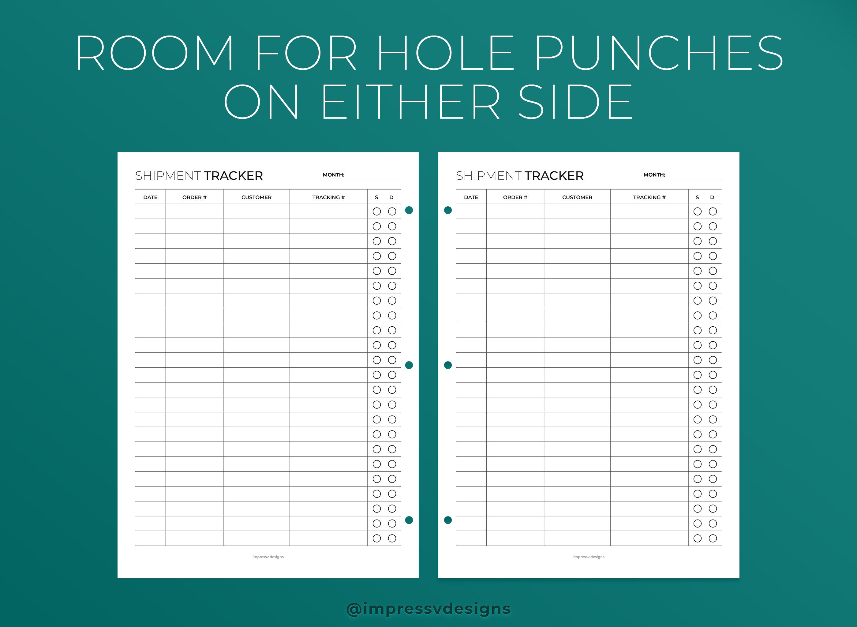 Shipment Tracker Fillable & Printable Shipment Planner Shipment Log ...