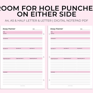 College Student Planner Bundle, Digital Notepad Bundle, Printable ...