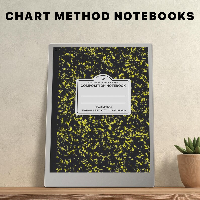 Chart Method Notetaking Notebooks for Remarkable Paper Pro, Chart Note ...