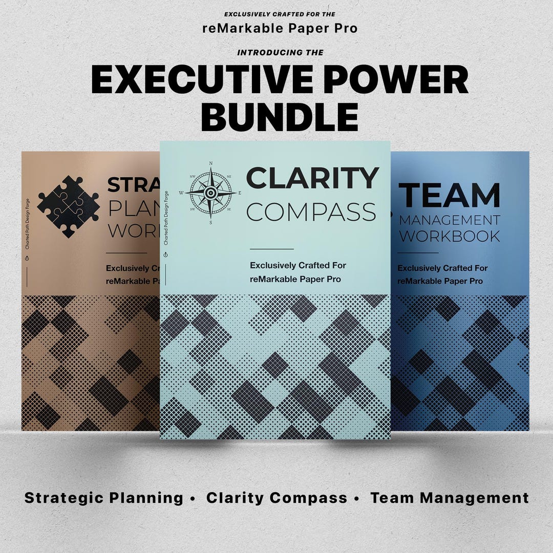 Executive Power Bundle for Remarkable Paper Pro, Streamline Decision ...