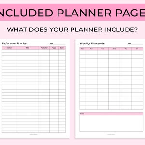 College Student Planner Bundle, Digital Notepad Bundle, Printable ...