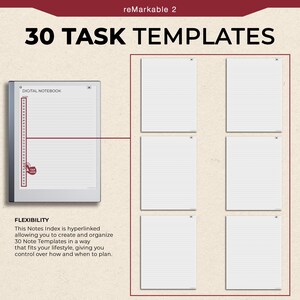 Remarkable Digital Notebook + Templates for Remarkable 2 | Note ...