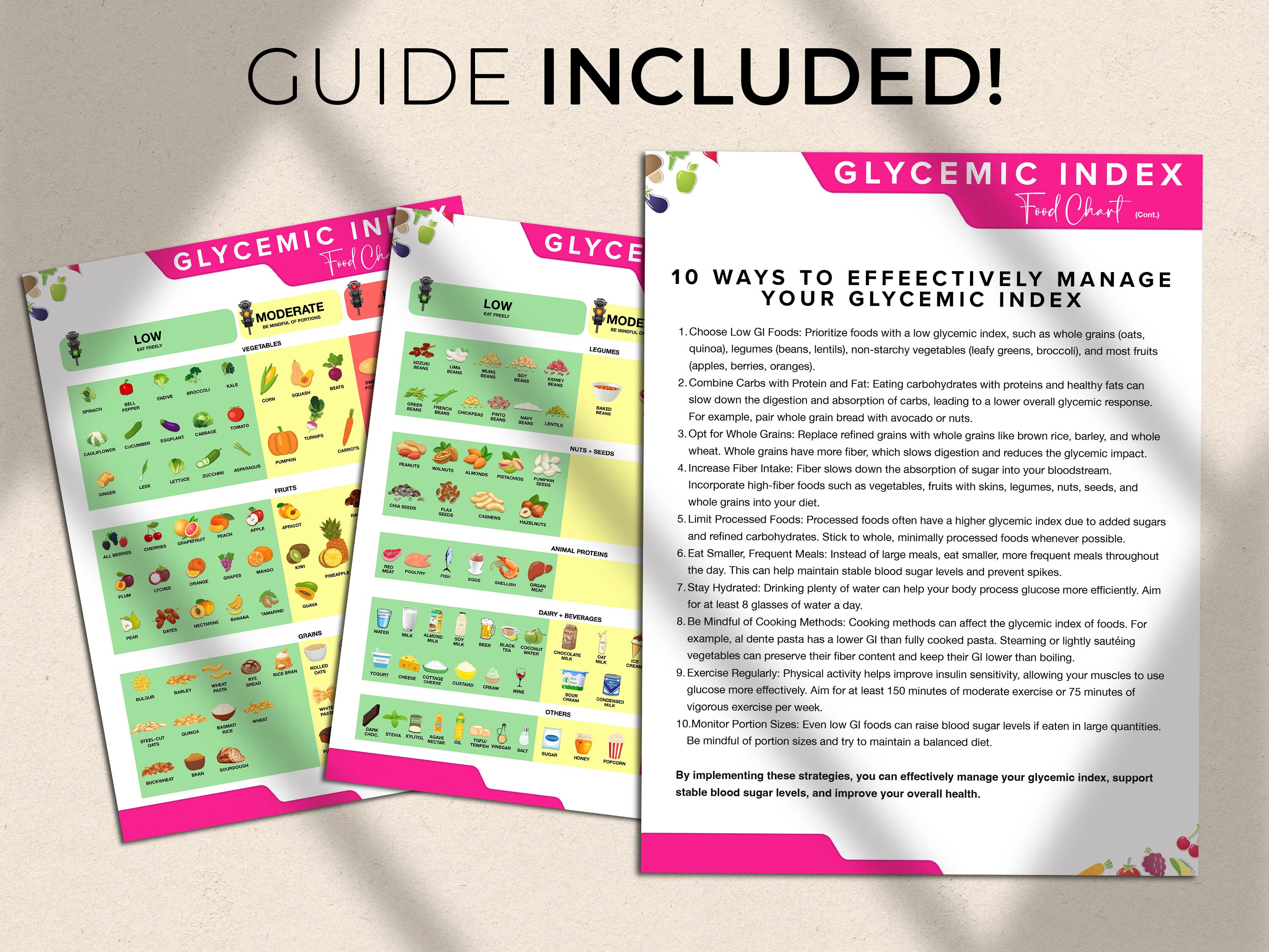 Glycemic Index Food Chart, Glycemic Load Chart, Glycemic Index Foods ...
