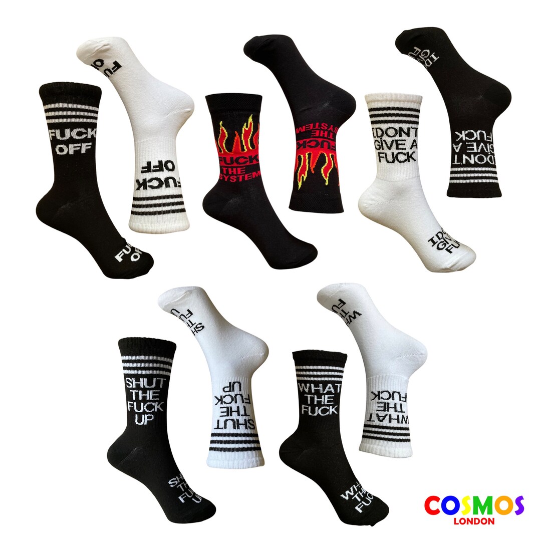 Prank Gift for Unisex, Fuck off Socks for Unisex, Shut the Fuck up ...