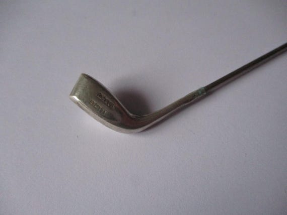 Golf club hat pin antique sterling silver hallmarked … - Gem