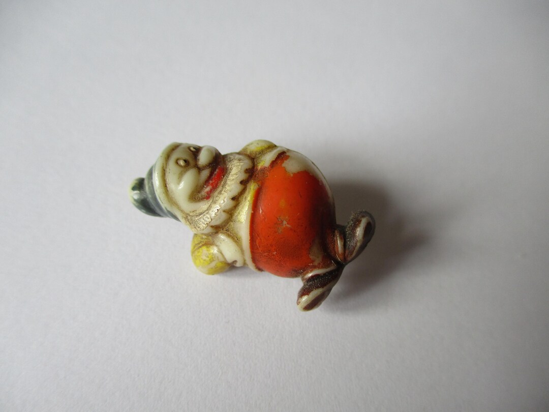 Snow White Dwarf Pin Celluloid Circa 1930s Possibly Happy? - 23 Mm Tall ...