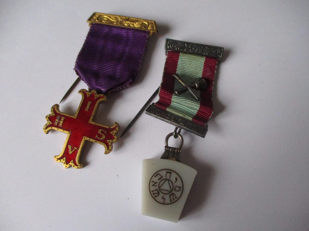 Masonic Freemasons 1st Degree Red ISVH Cross of Constantine & HTWSSTKS ...