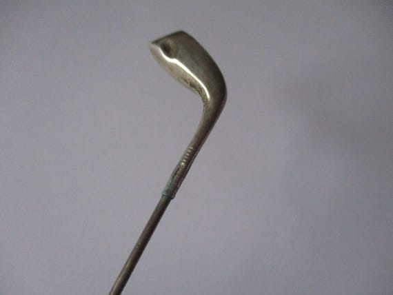 Golf club hat pin antique sterling silver hallmarked … - Gem