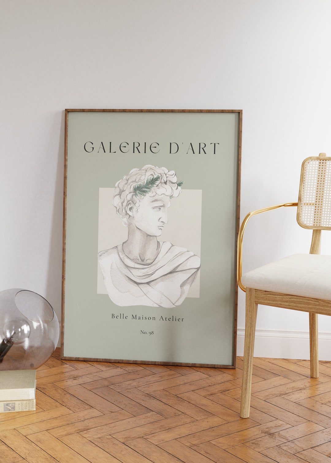 GREEK Galerie Art Print Statue Poster Wallart Art Digital Print SAGE ...