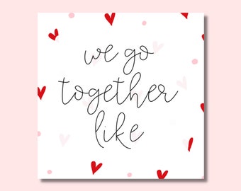 We Go Together | Etsy