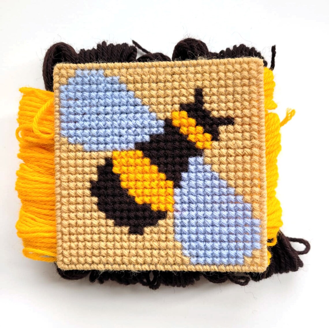 Mini Bee Cross Stitch Kit Chunky Cross Stitch Kit - Etsy