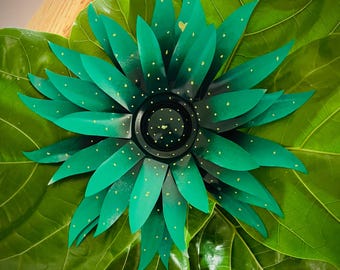 Multi Layered Aluminum Flowers From Recycled Cans in Multiple Colors ...